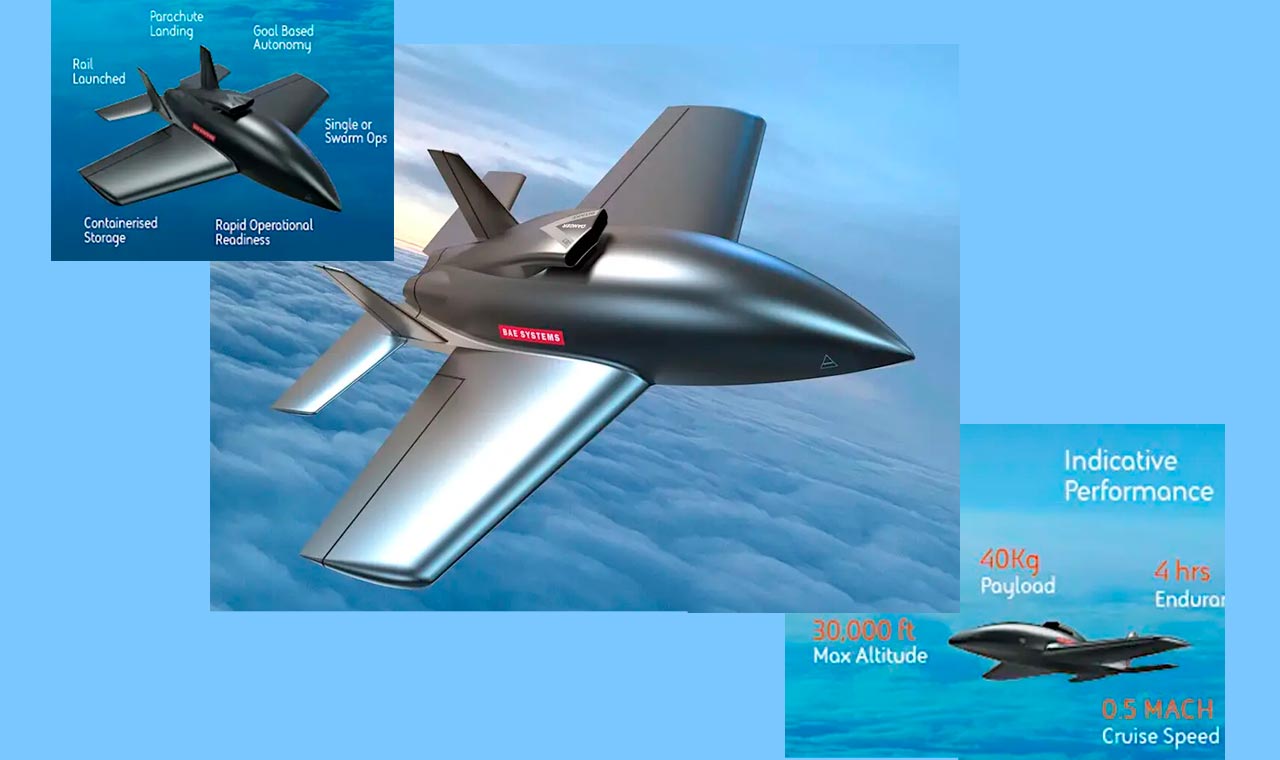 BAE Systems представила два концепта реактивных беспилотников будущего ...